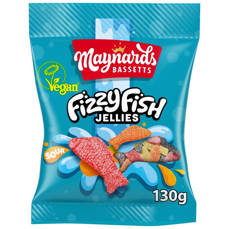 Maynards Bassetts Fizzy Fish 130g - Morrisons Online Groceries & Offers