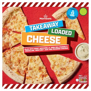 Morrisons Takeaway Classic Crust Loaded Cheese Pizza - Morrisons Online ...