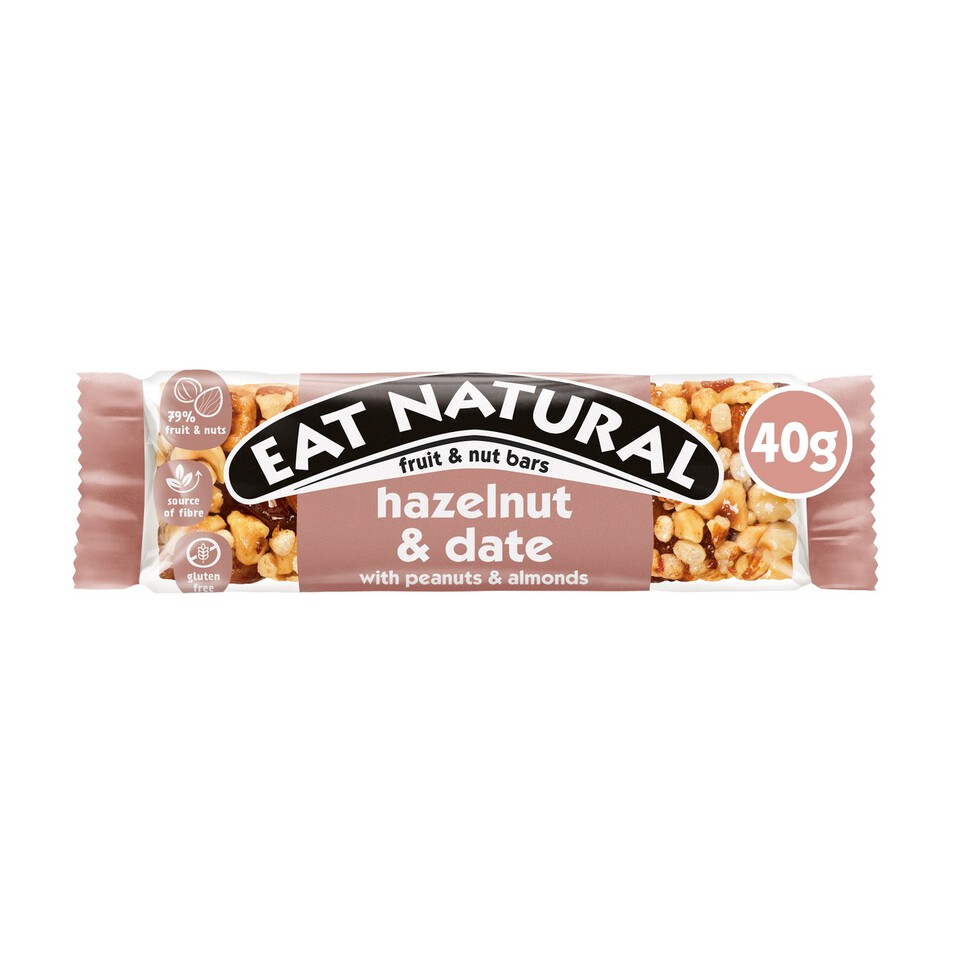 Eat Natural Cereal Bar Hazelnut Date & Peanut - Morrisons Online ...