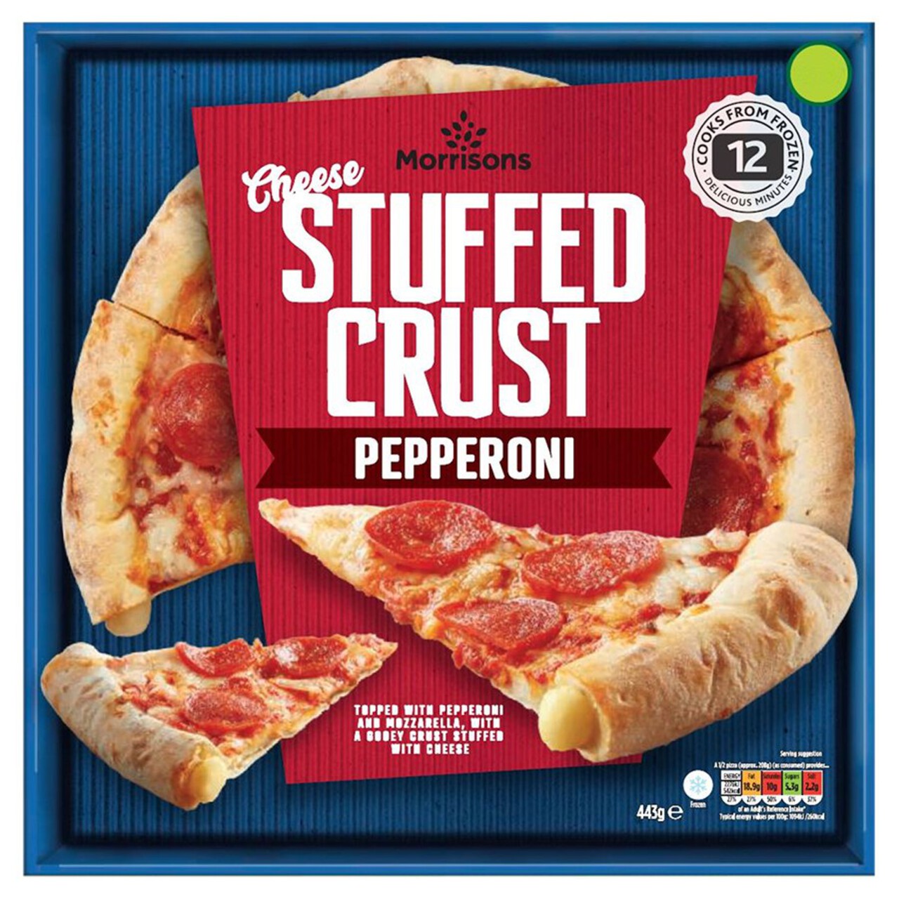 Morrisons Stuffed Crust Pepperoni Pizza - Morrisons Online Groceries ...