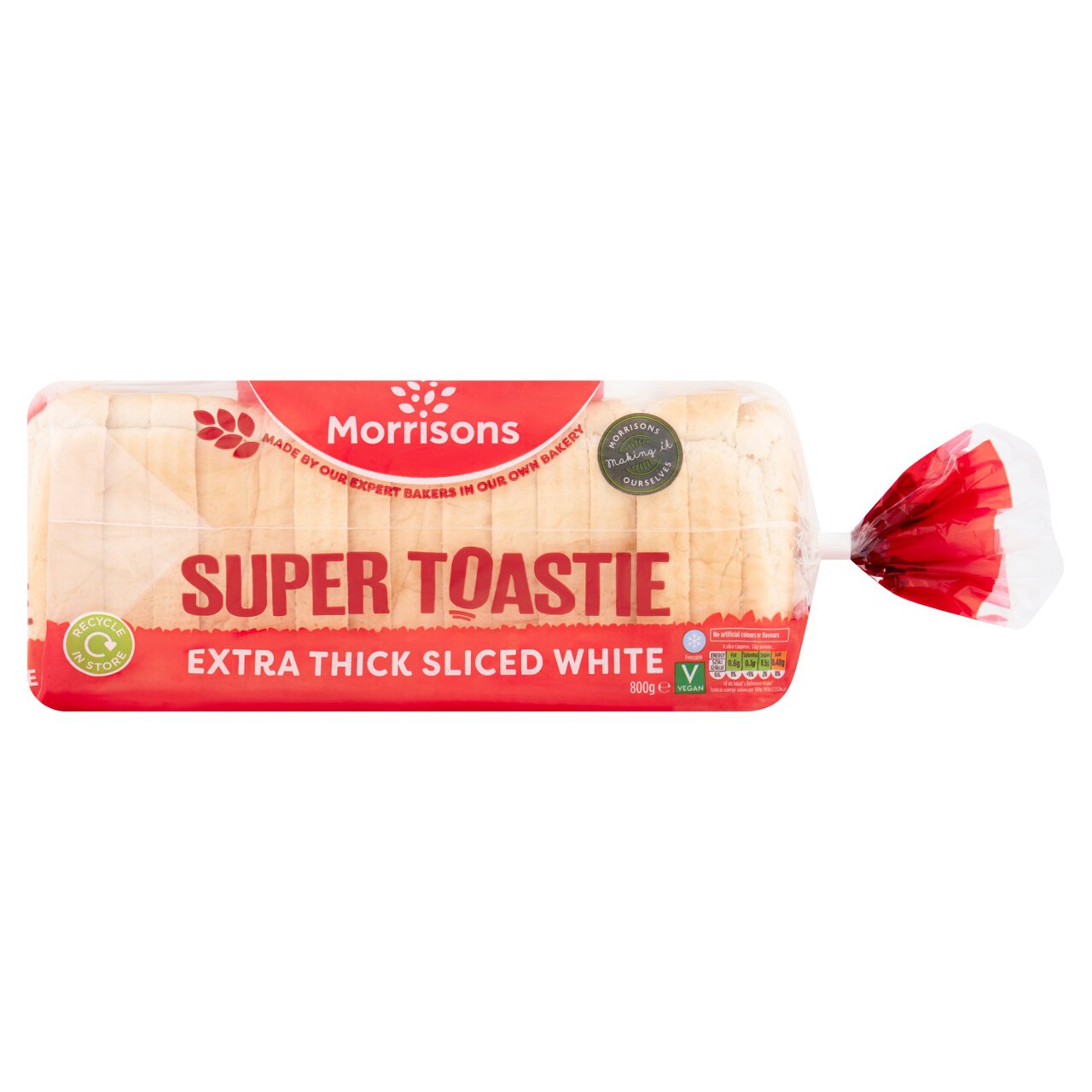 Morrisons Super Toastie White Bread - Morrisons Online Groceries & Offers