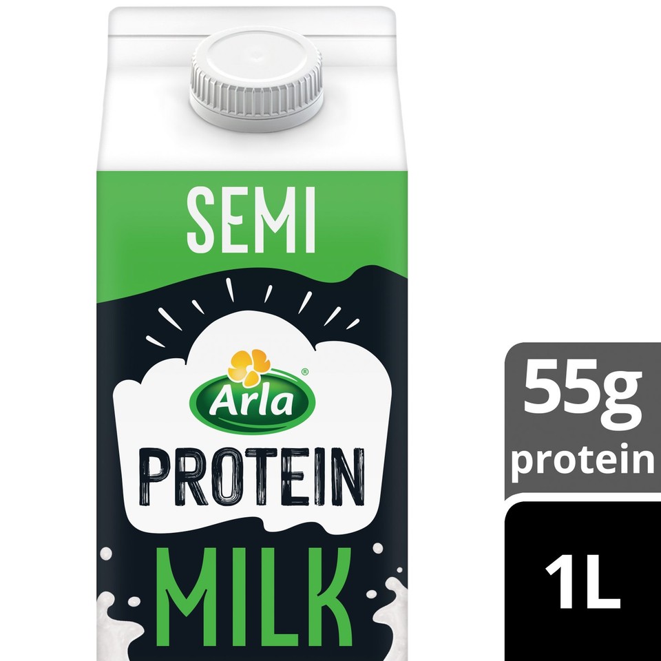 Arla Protein Semi Skimmed Milk 1L - Morrisons Online Groceries & Offers