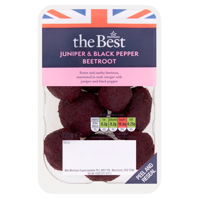 Morrisons The Best Sweet Juniper And Black Pepper Beetroot - Morrisons ...