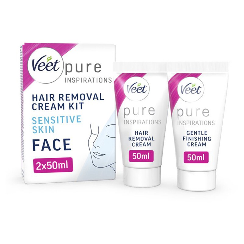 Veet Face Hair Removal Kit Sensitive Skin - Morrisons Online Groceries ...