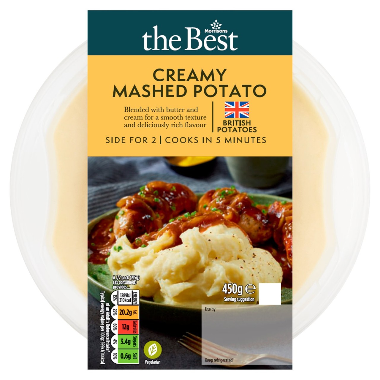 Morrisons The Best Creamy Mashed Potato - Morrisons Online Groceries ...