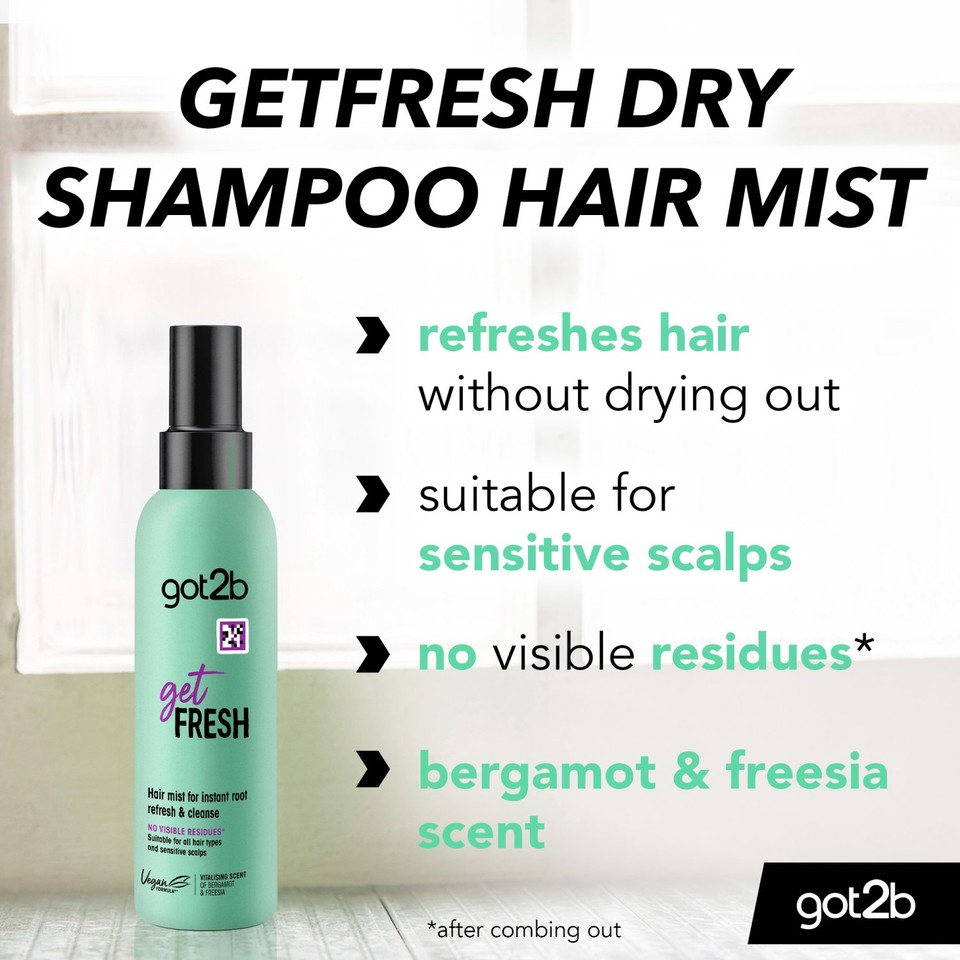 Got2b Fresh Hair Mist 150ml - Morrisons Online Groceries & Offers