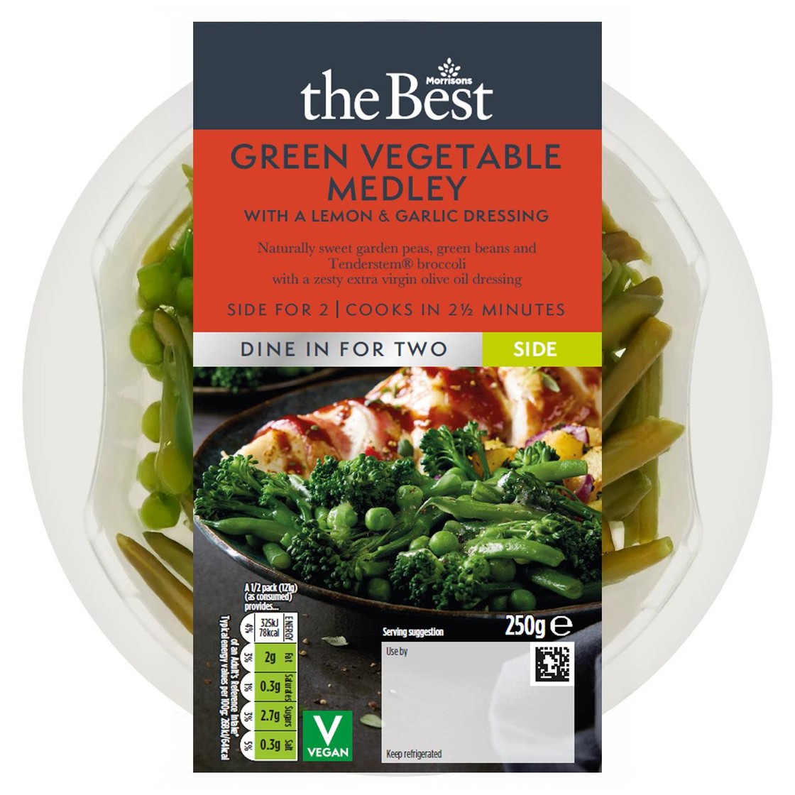Morrisons The Best Green Vegetable Medley 250g - Morrisons Online ...