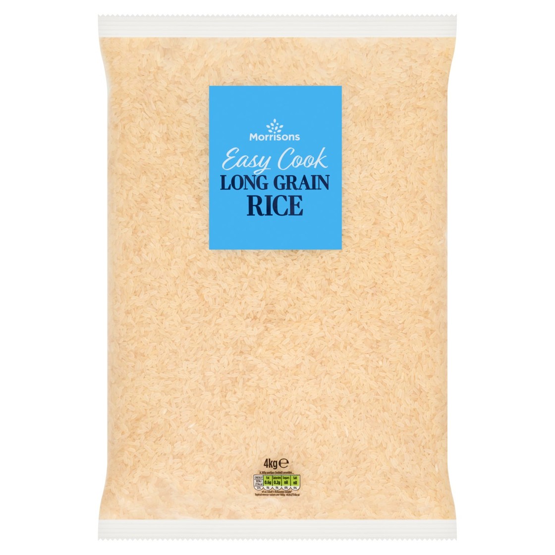Morrisons Easy Cook White Rice 4kg - Morrisons Online Groceries & Offers