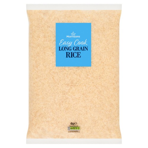 Morrisons Easy Cook White Rice 4kg - Morrisons Online Groceries & Offers