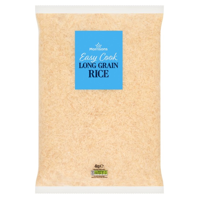 Morrisons Easy Cook White Rice 4kg - Morrisons Online Groceries & Offers