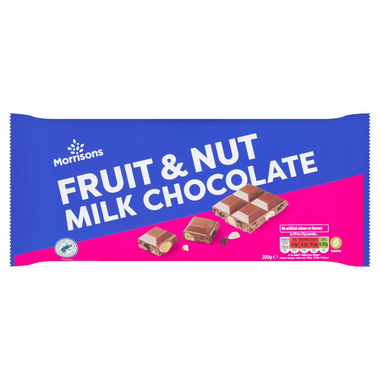 Morrisons Milk Chocolate Fruit & Nut - Morrisons Online Groceries & Offers