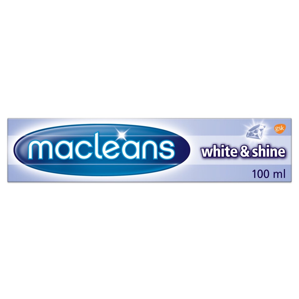 Macleans White & Shine Toothpaste 100ml - Morrisons Online Groceries ...