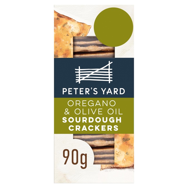 Peter's Yard Oregano & Olive Oil Sourdough Crackers 90g - Morrisons ...