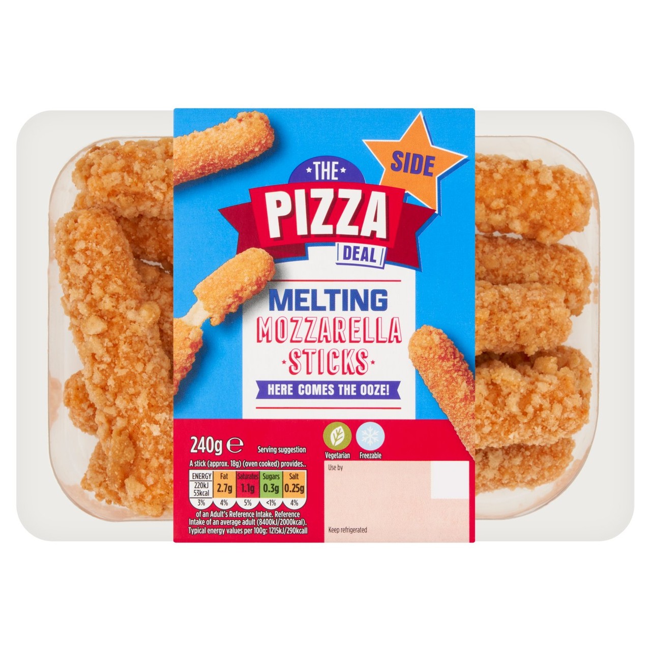 The Pizza Deal Melting Mozzarella Sticks 240g - Morrisons Online ...