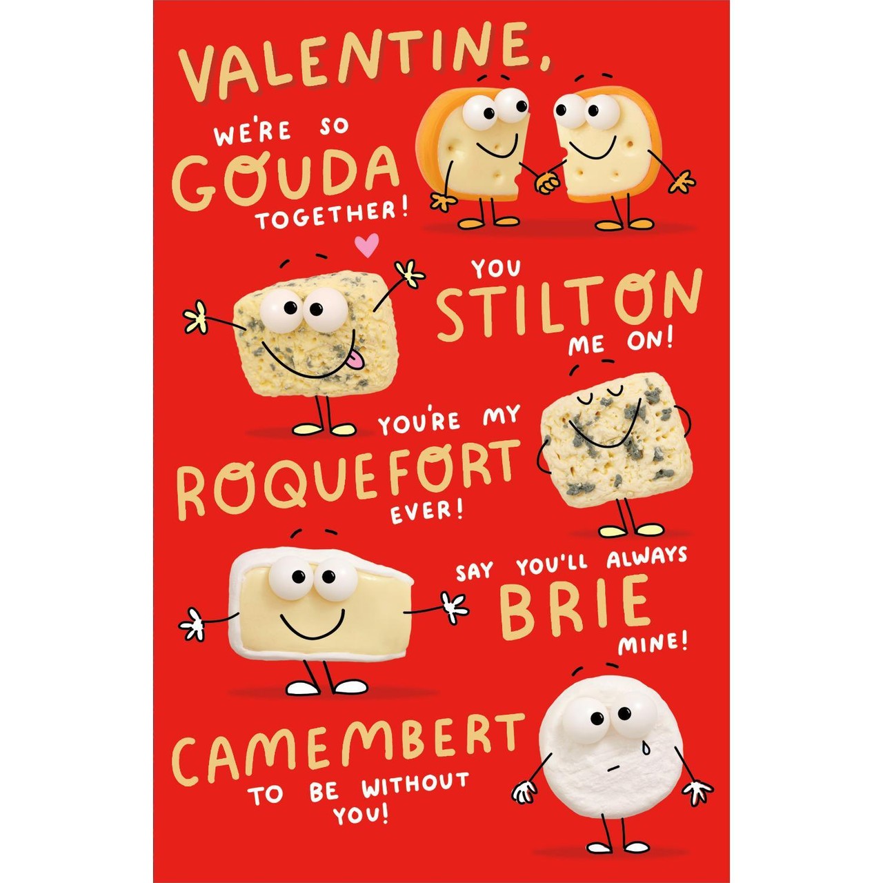 Cheese Valentine's Day Card - Morrisons Online Groceries & Offers