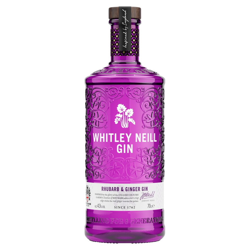 Whitley Neill Rhubarb & Ginger Gin - Morrisons Online Groceries & Offers