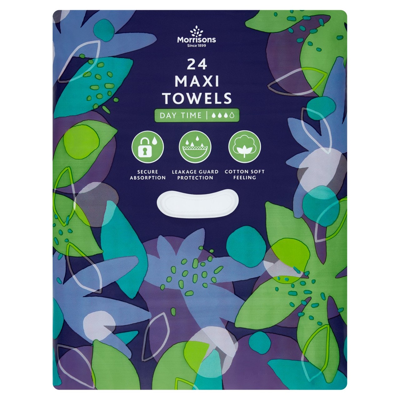 Morrisons Maxi Daytime Towels - Morrisons Online Groceries & Offers