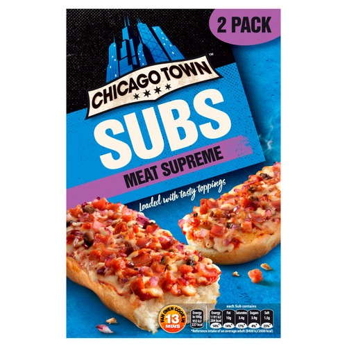 Chicago Town Meat Supreme Pizza Subs - Morrisons Online Groceries & Offers