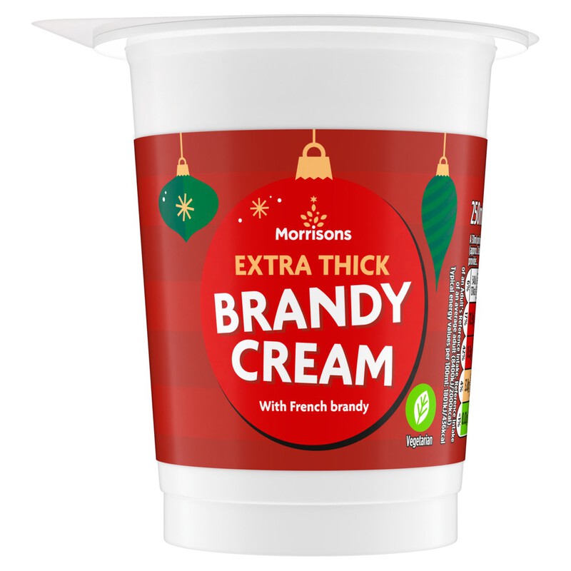 Morrisons Extra Thick Brandy Cream With French Brandy - Morrisons ...