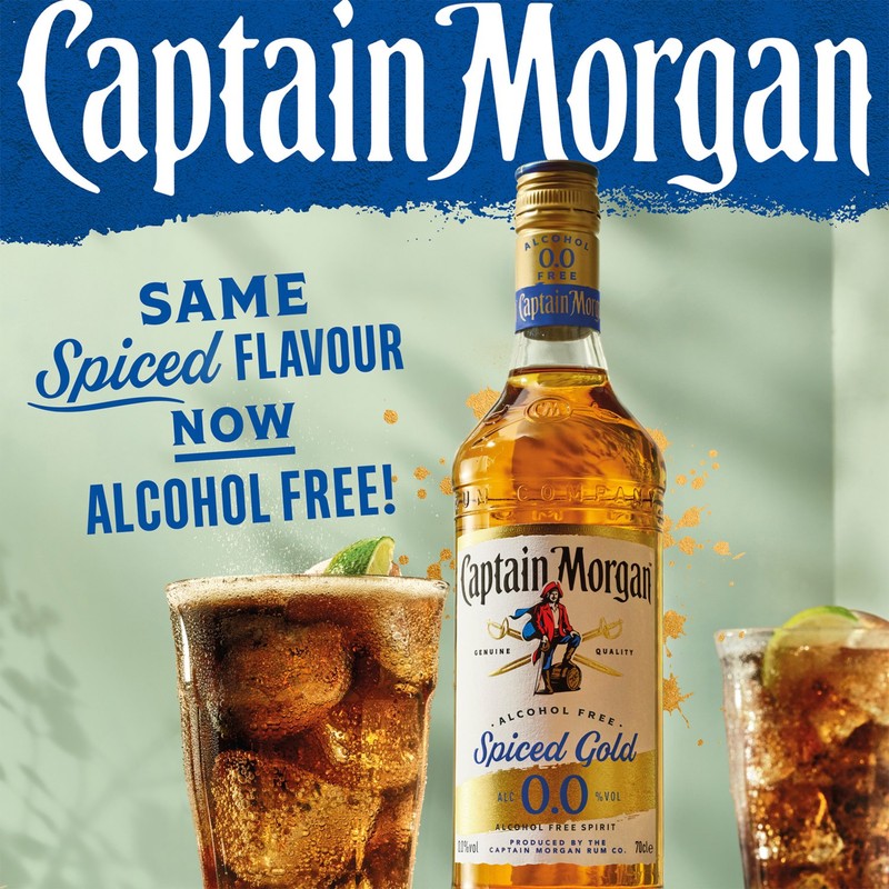 Captain Morgan Spiced Gold 0.0% Alcohol Free Spirit - Morrisons Online ...