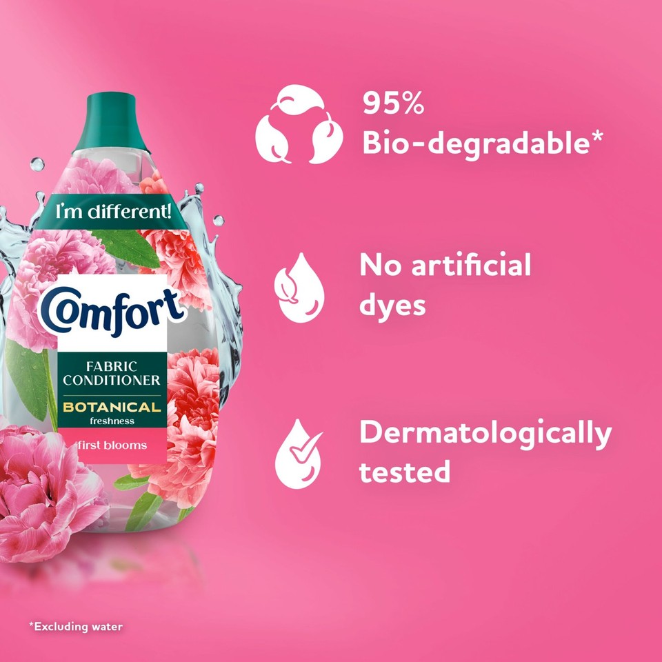 Comfort Botanical Fabric Conditioner First Blooms 38 Washes - Morrisons ...