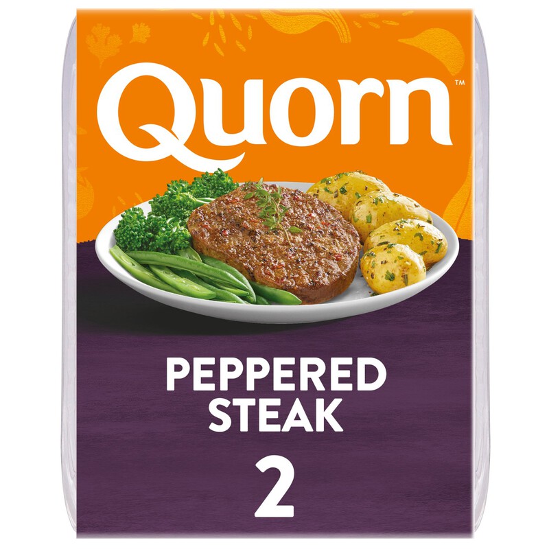 Quorn Vegetarian Peppered Steaks x 2 196g - Morrisons Online Groceries & Offers