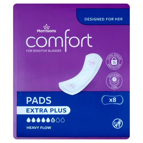 Morrisons Incontinence Comfort Pads Extra Plus - Morrisons Online ...