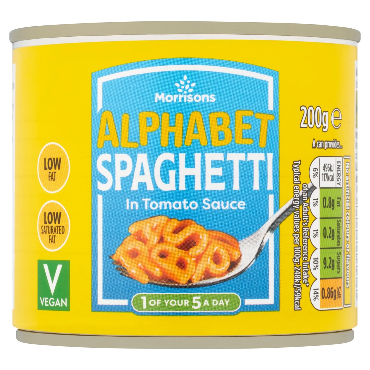 Morrisons Alphabet Pasta in Tomato Sauce - Morrisons Online Groceries ...
