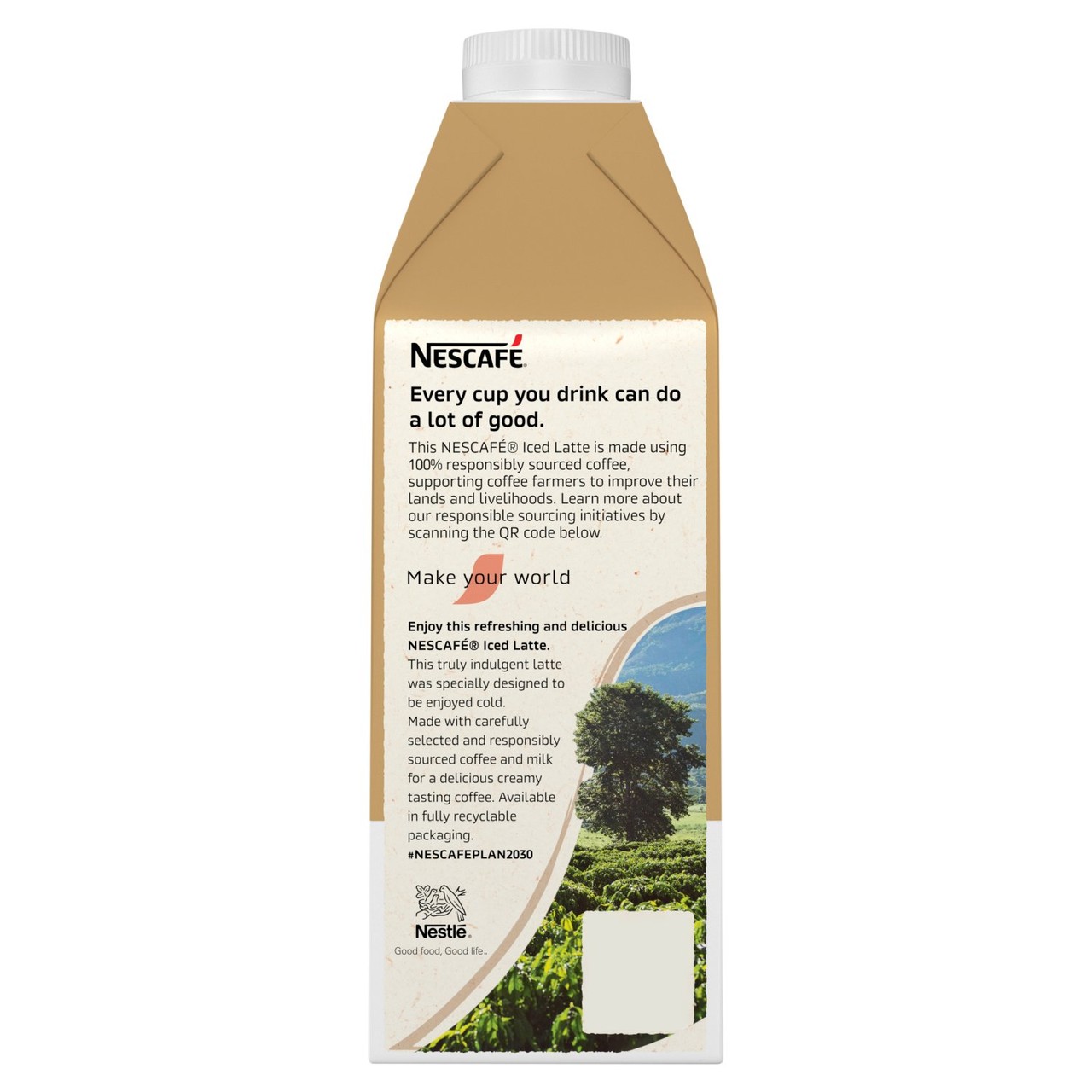 Nescafe Iced Latte Coffee Ready To Drink 750ml - Morrisons Online ...
