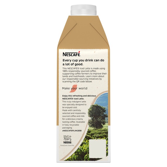 Nescafe Iced Latte Coffee Ready To Drink 750ml - Morrisons Online ...