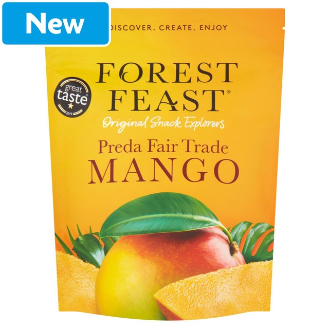 Forest Feast Preda Fair Trade Dried Mango Slices 100g - Morrisons ...