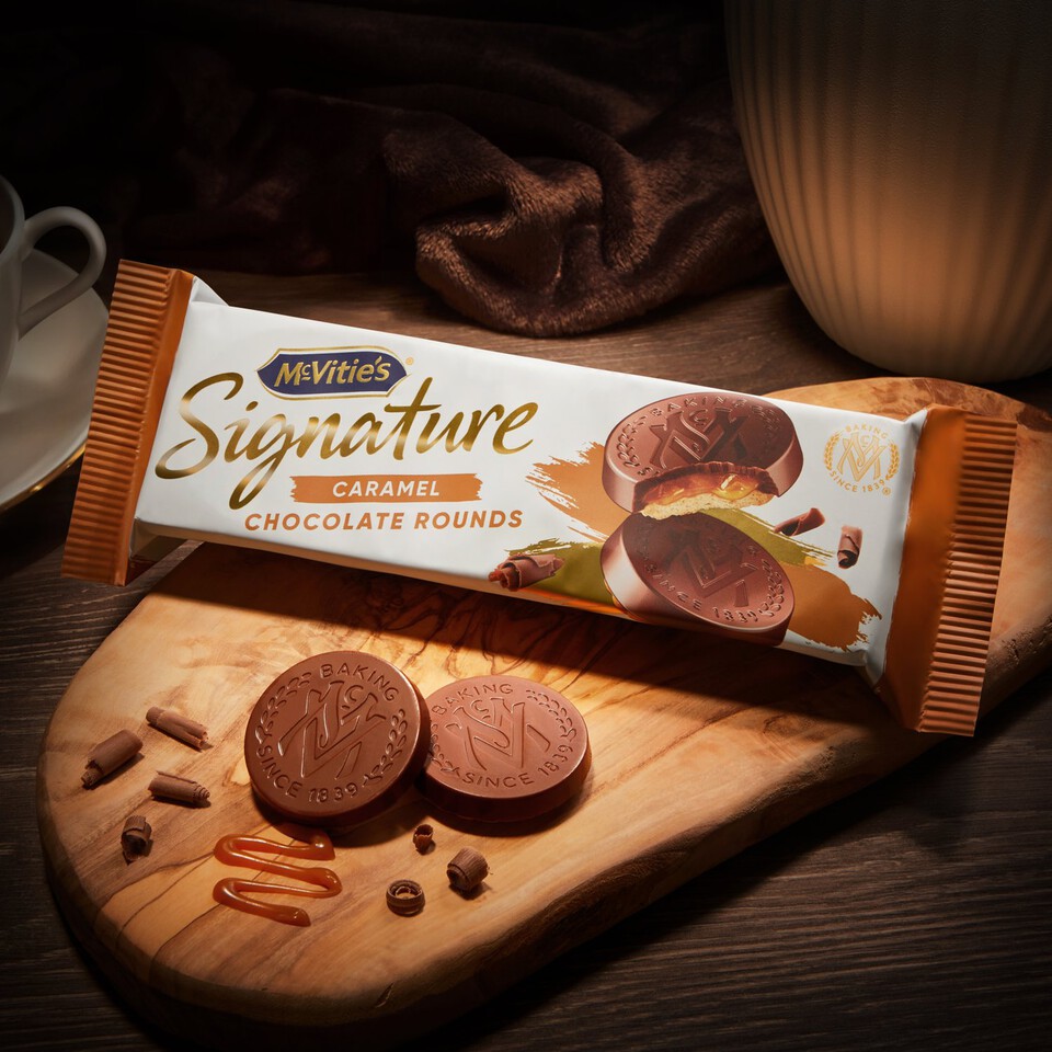 McVitie's Signature Caramel Chocolate Rounds - Morrisons Online ...