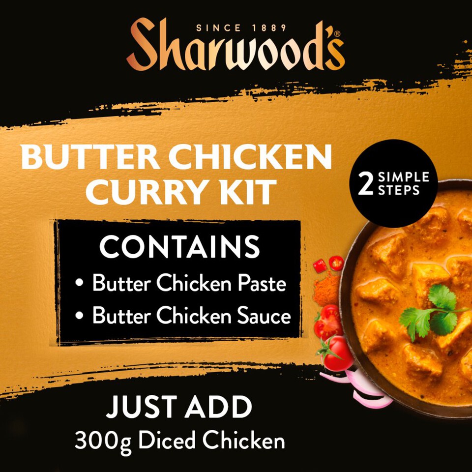 Sharwood's Indian Butter Chicken Curry Sauce Meal Kit 280g - Morrisons ...