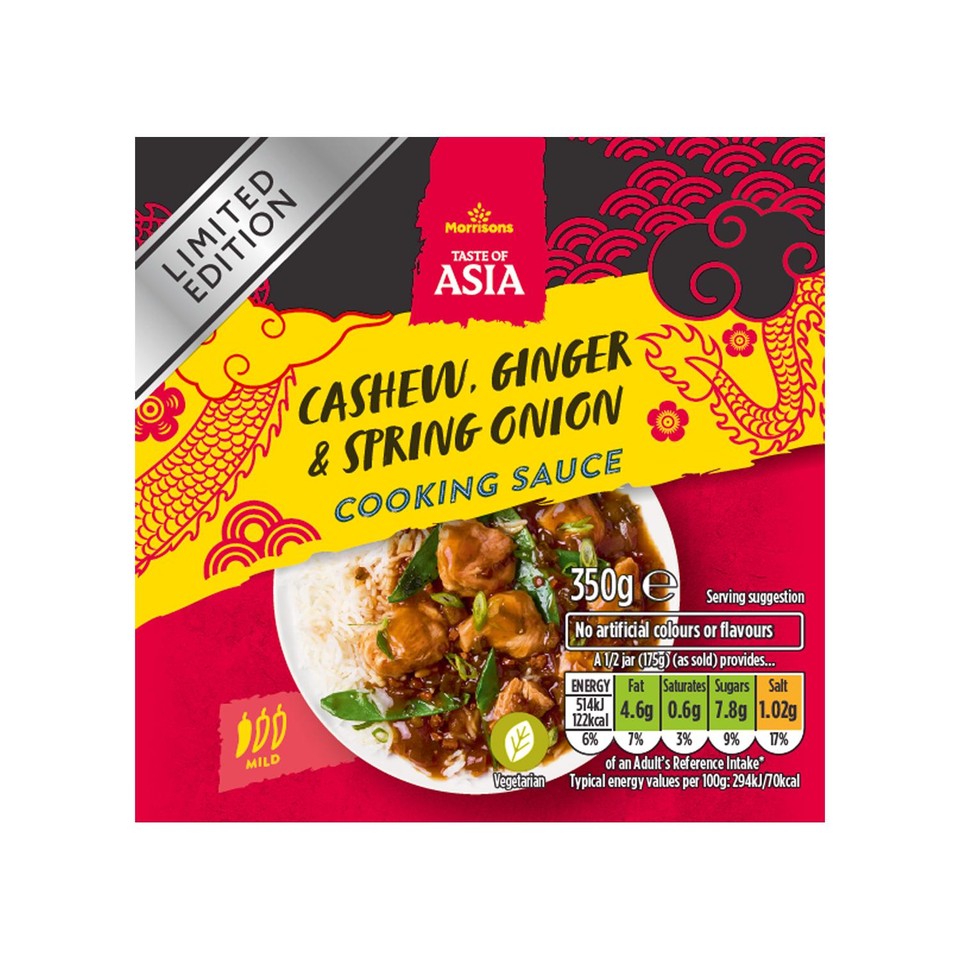 Morrisons Cashew Ginger And Spring Onion 350g - Morrisons Online ...