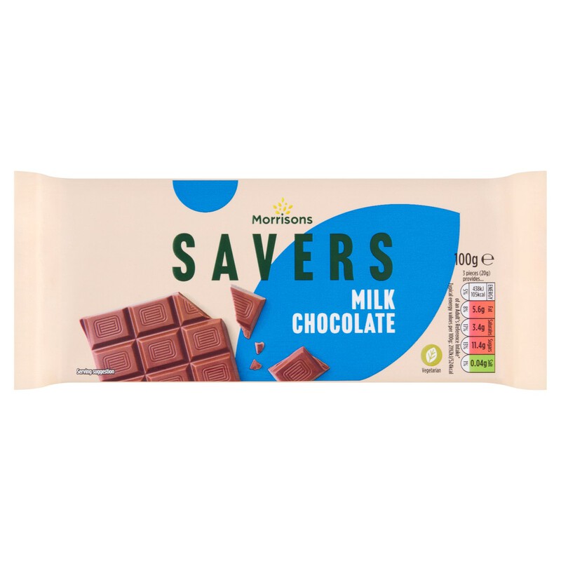 Morrisons Savers Milk Chocolate - Morrisons Online Groceries & Offers