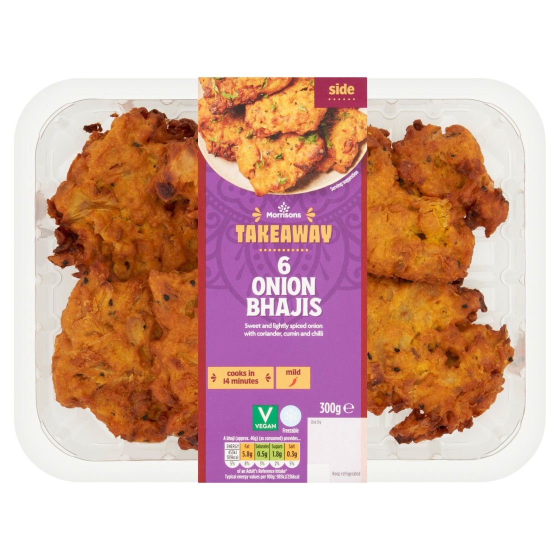Morrisons Takeaway Onion Bhajis - Morrisons Online Groceries & Offers