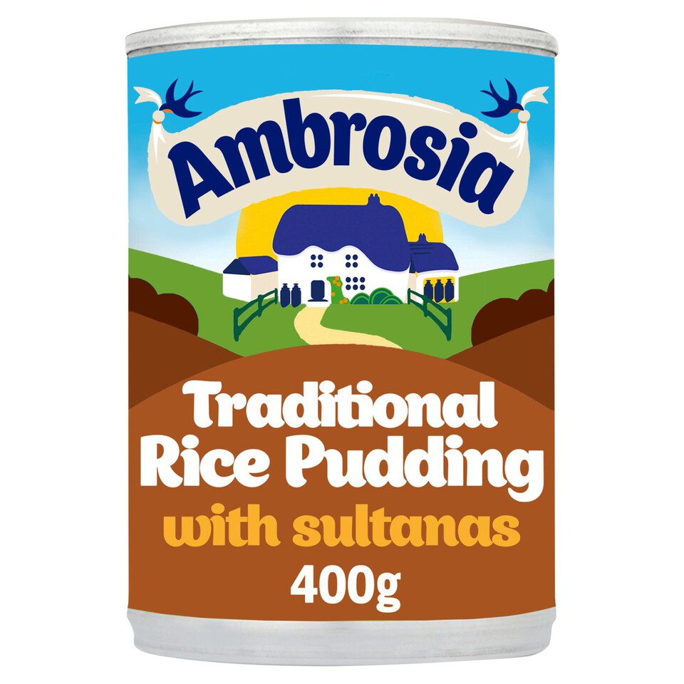 Ambrosia Traditional Rice Pudding and Sultanas with Nutmeg - Morrisons ...