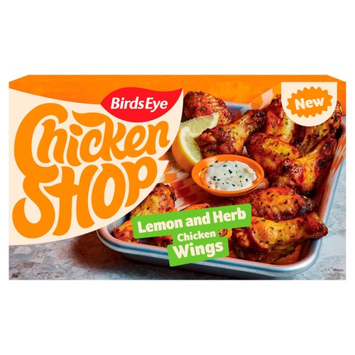 Birds Eye Chicken Shop Lemon & Herb Chicken Wings 375g - Morrisons ...