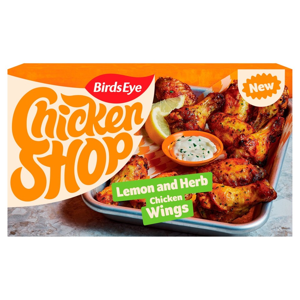 Birds Eye Chicken Shop Lemon & Herb Chicken Wings 375g - Morrisons ...