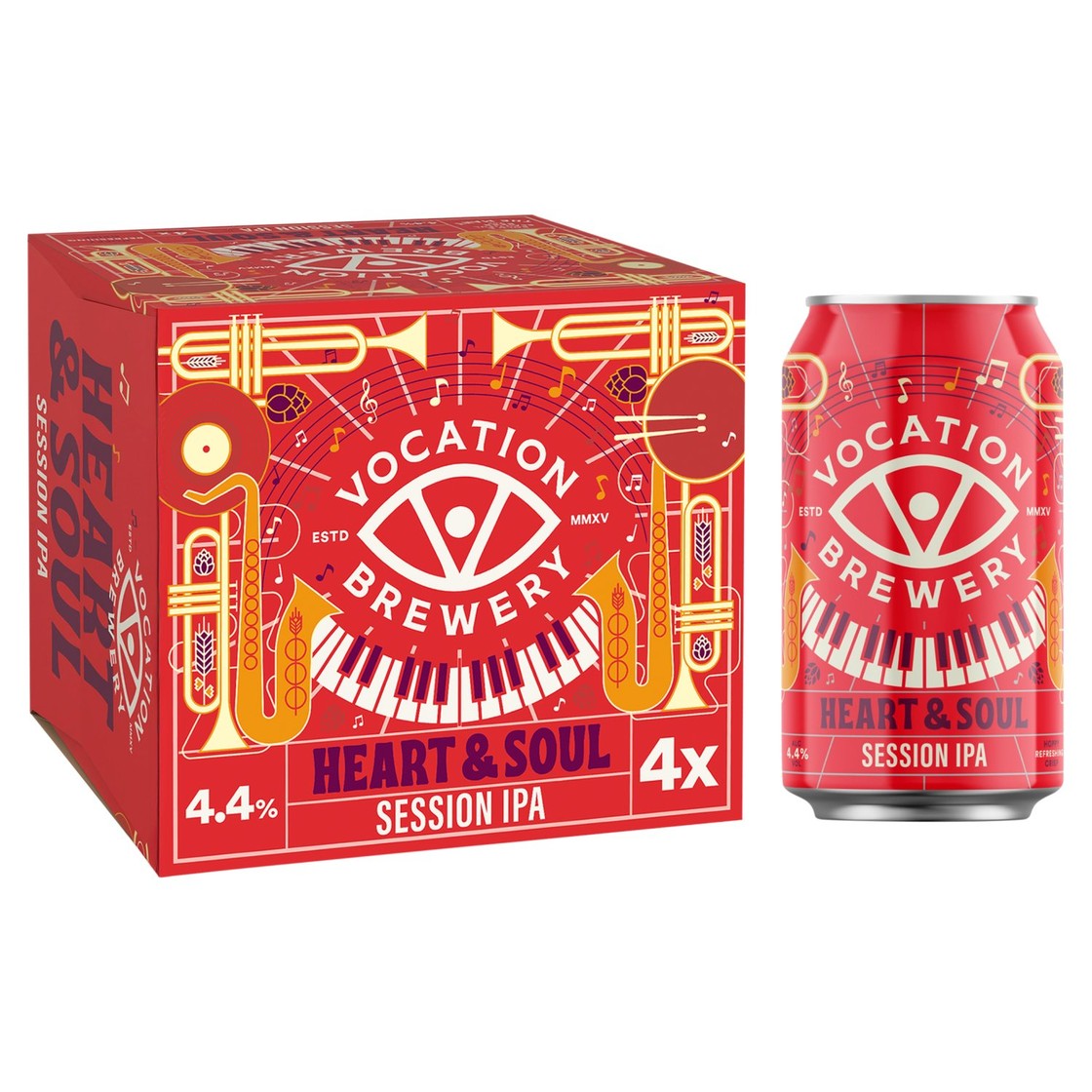 Vocation Brewery Heart & Soul Session IPA 4x330ml - Morrisons Online ...