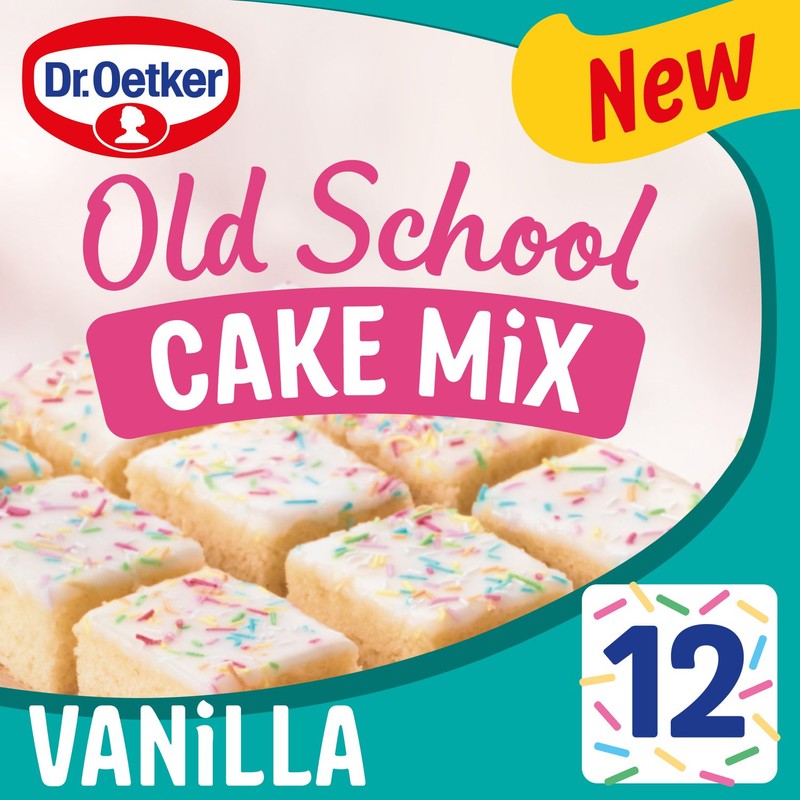 Dr. Oetker Vanilla Old School Tray Bake - Morrisons Online Groceries ...