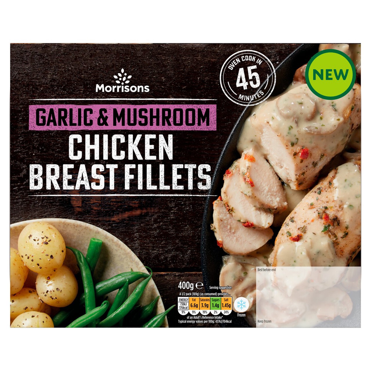 Morrisons Garlic & Mushroom Chicken Fillets - Morrisons Online ...