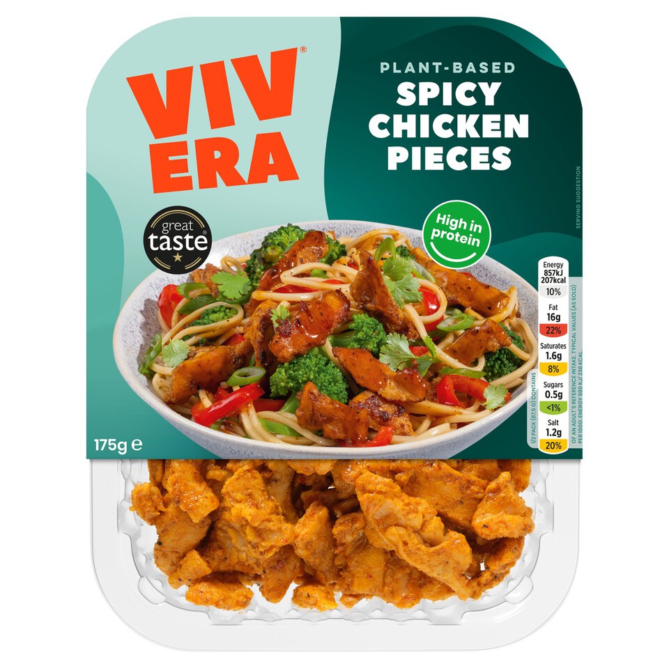 Vivera Plant Spicy Chicken Kebab Style 175g - Morrisons Online ...
