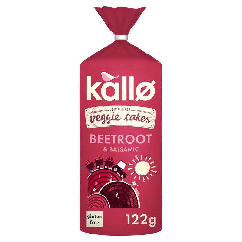 Kallo Beetroot Veggie Cakes 122g - Morrisons Online Groceries & Offers