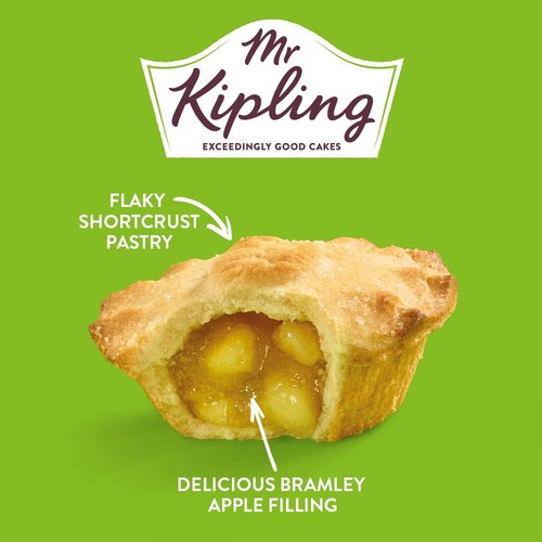 Mr Kipling Bramley Apple Pies Multipack Snack 6pk - Morrisons Online ...