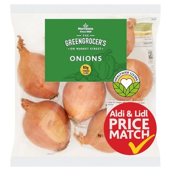 Morrisons Brown Onions 1kg - Morrisons Online Groceries & Offers