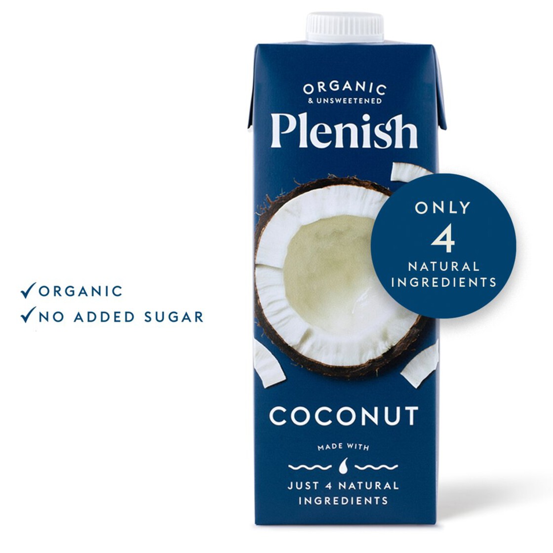 Plenish Organic Coconut 1L - Morrisons Online Groceries & Offers