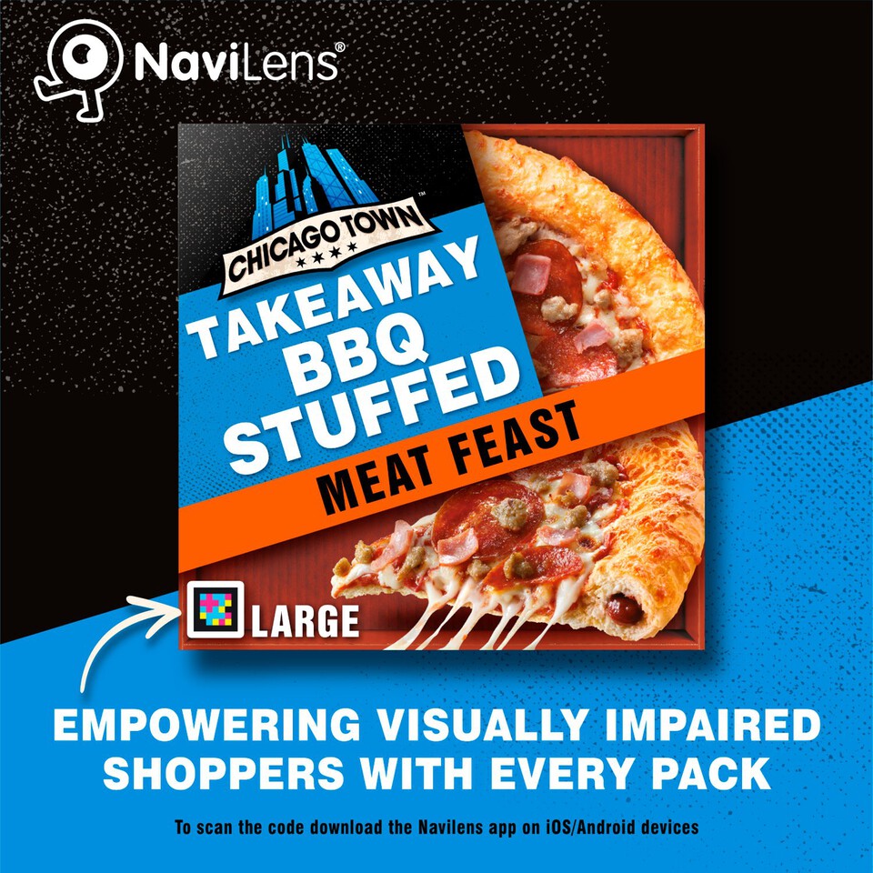 Chicago Town Takeaway BBQ Stuffed Magnifcent Meat Feast Pizza ...