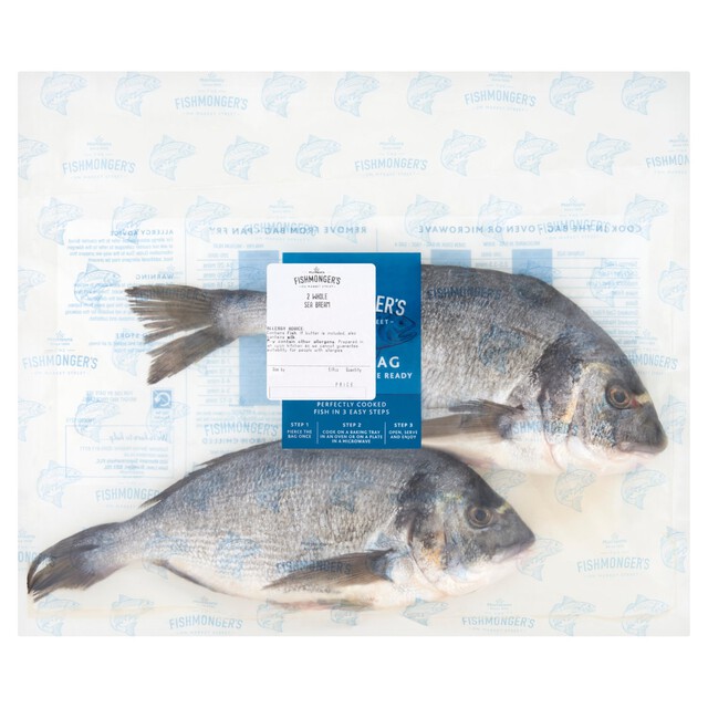 Morrisons 2 Whole Seabream - Morrisons Online Groceries & Offers