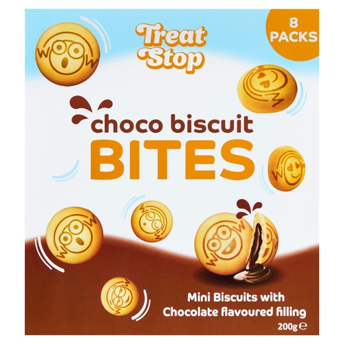 Treat Stop Chocolate Filled Cookies 8x25g - Morrisons Online Groceries ...